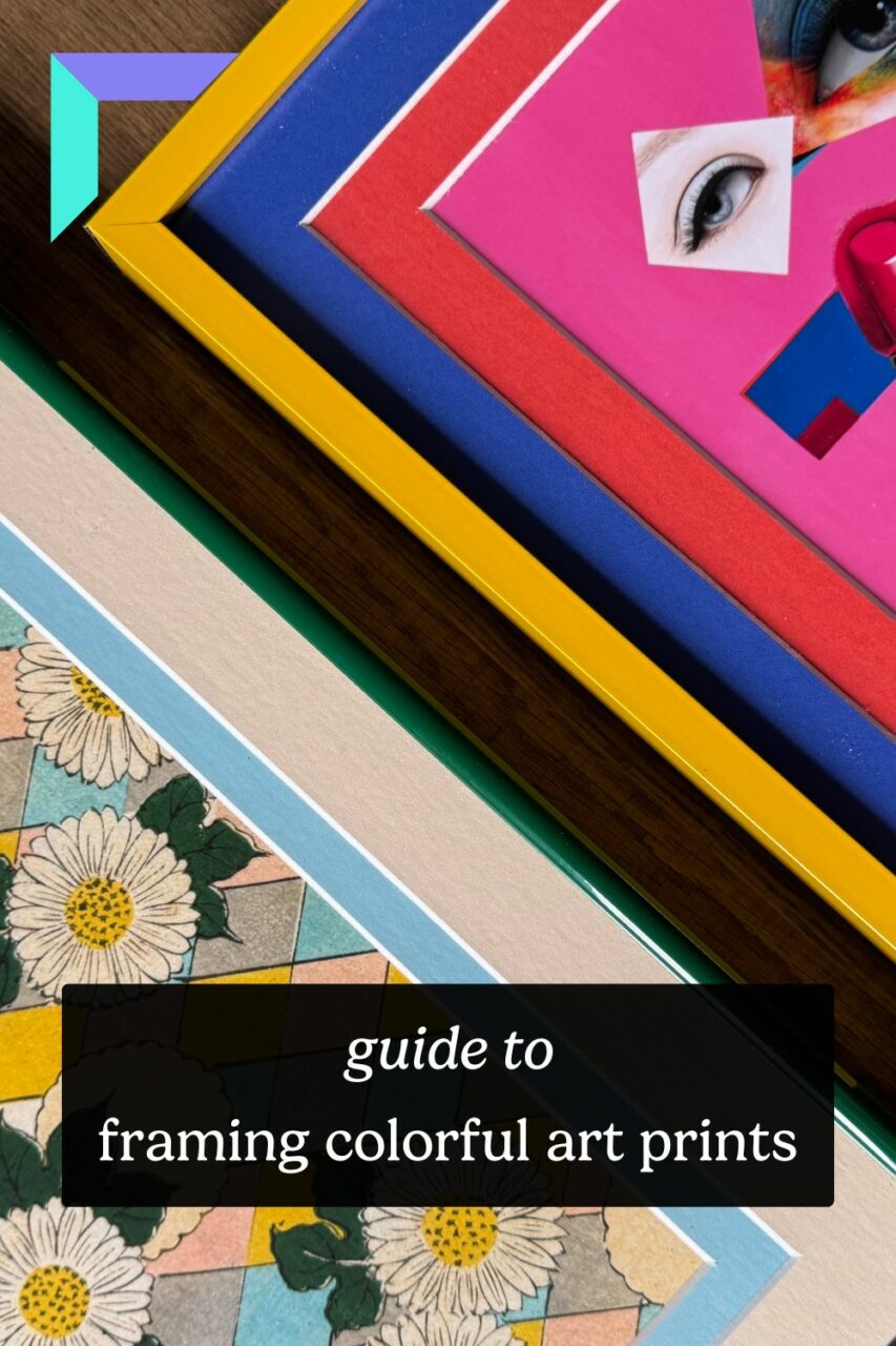 How To Frame Colorful Art | Custom Frames & Mat Colors
