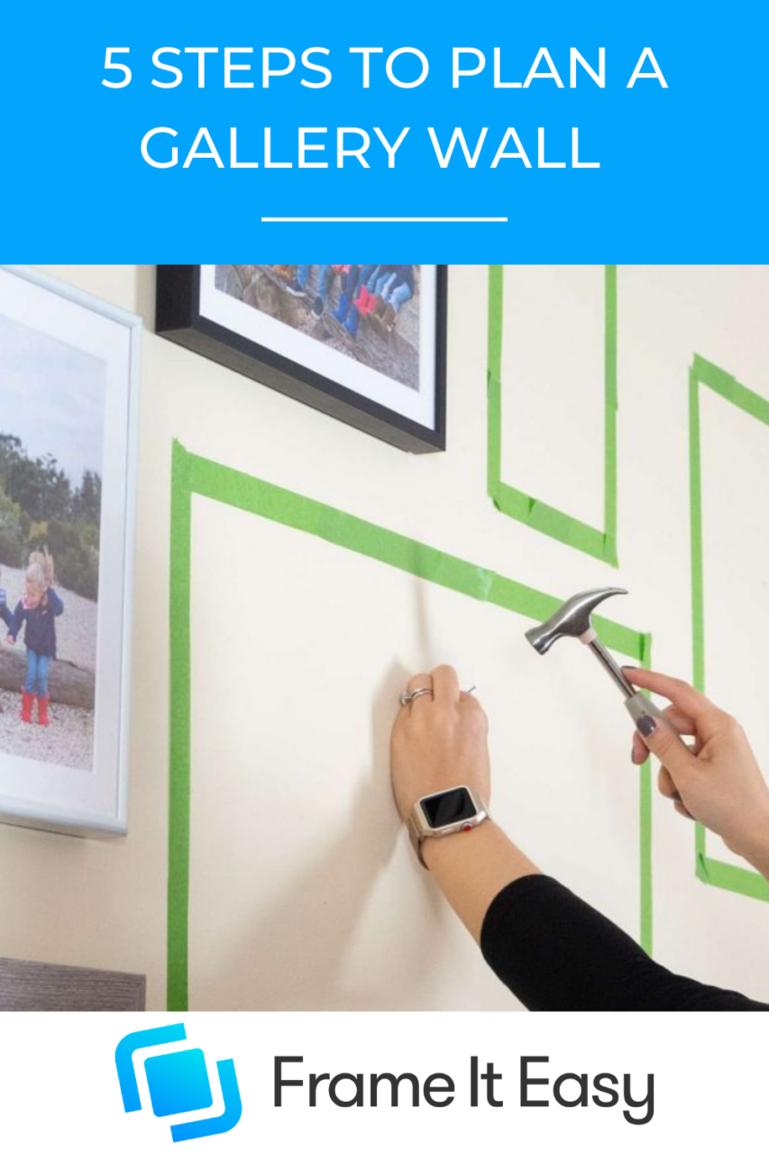 Here Are 5 Steps To Plan A Gallery Wall
