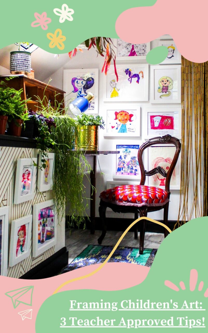 Framing Children's Art: 3 Teacher Approved Tips! - Frame It Easy