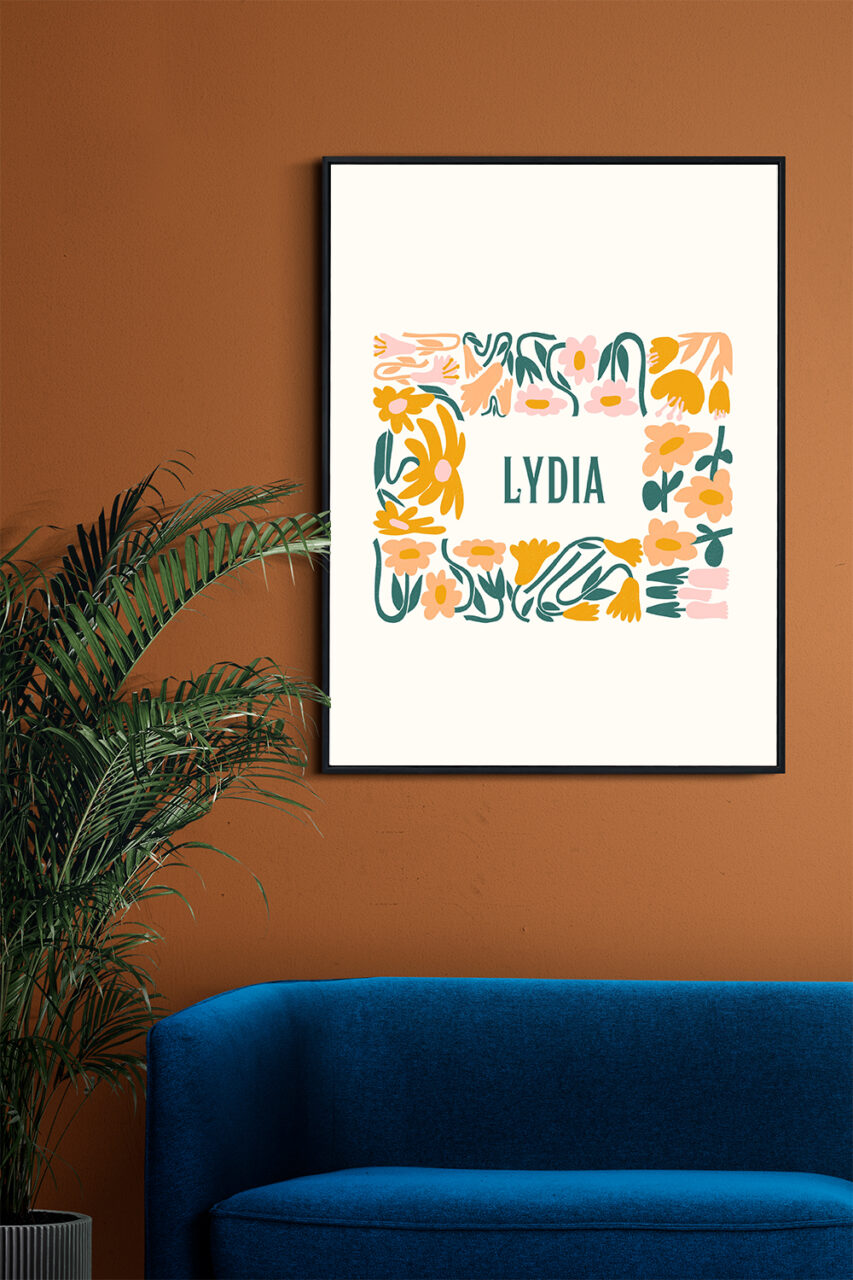 Frame You Name Art: Create & Frame Fabulous Name Art