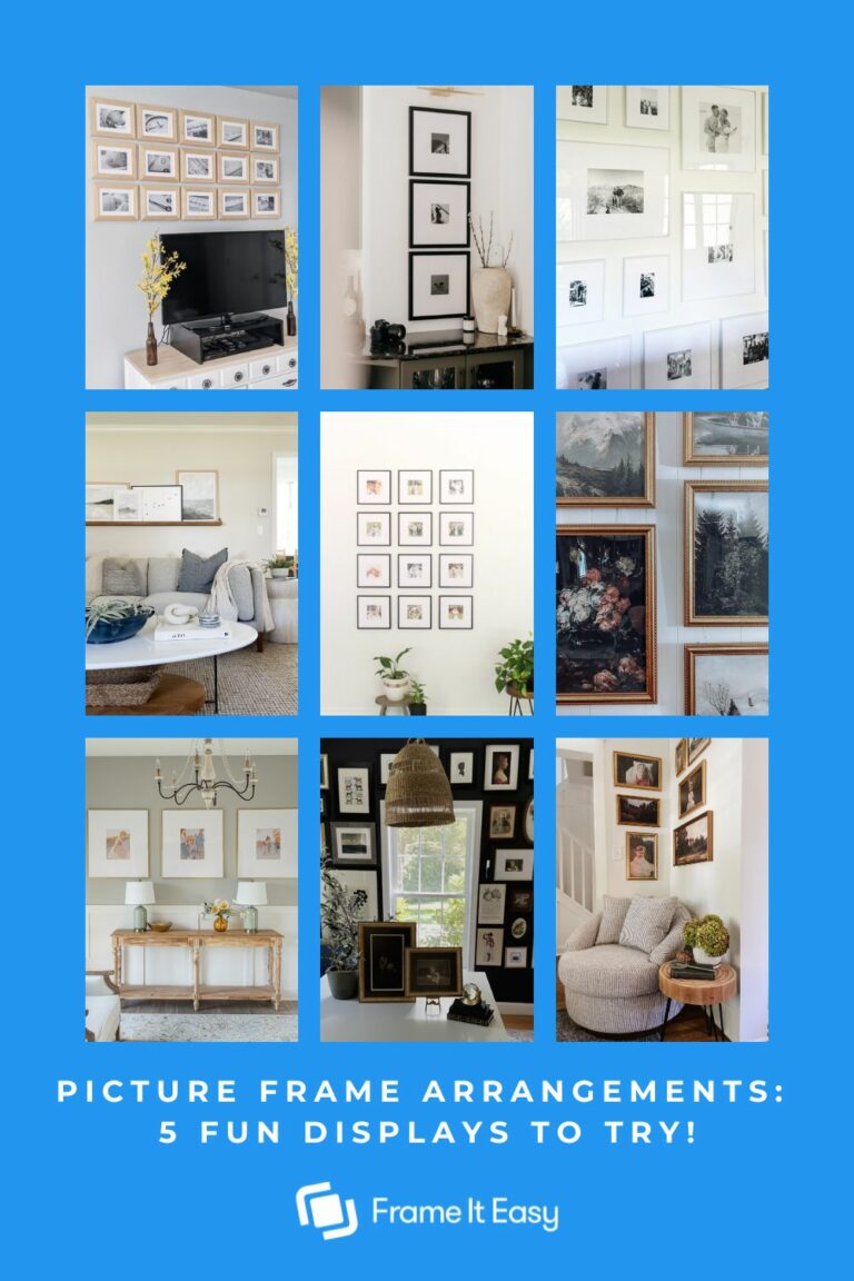 Picture Frame Arrangements: 5 Fun Displays To Try