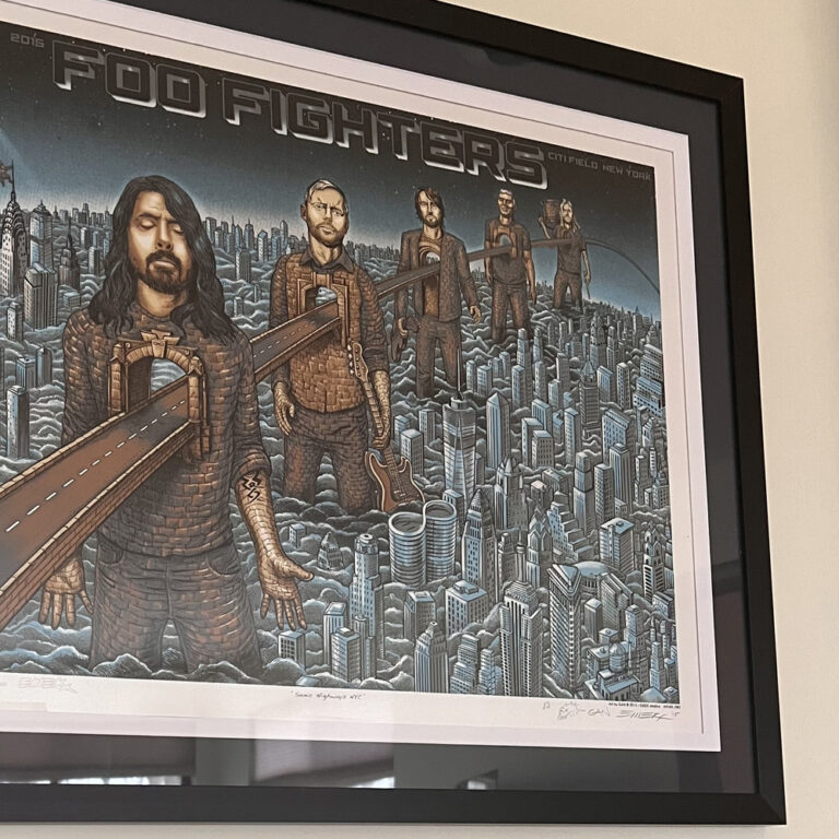 5 Creative Tips For Framing Concert Posters & Band Posters