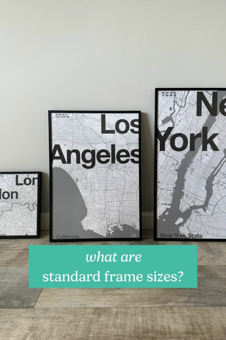 Standard Frame Sizes: Guide To Common Picture Dimensions