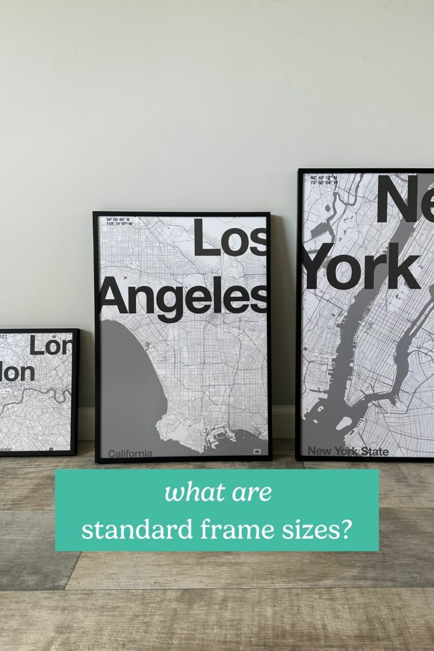 Standard Frame Sizes: Guide To Common Picture Dimensions